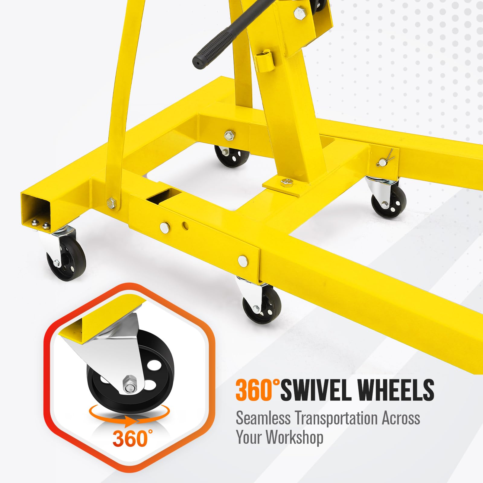 Snapklik.com : GarveeTech Engine Hoist Crane Cherry Picker