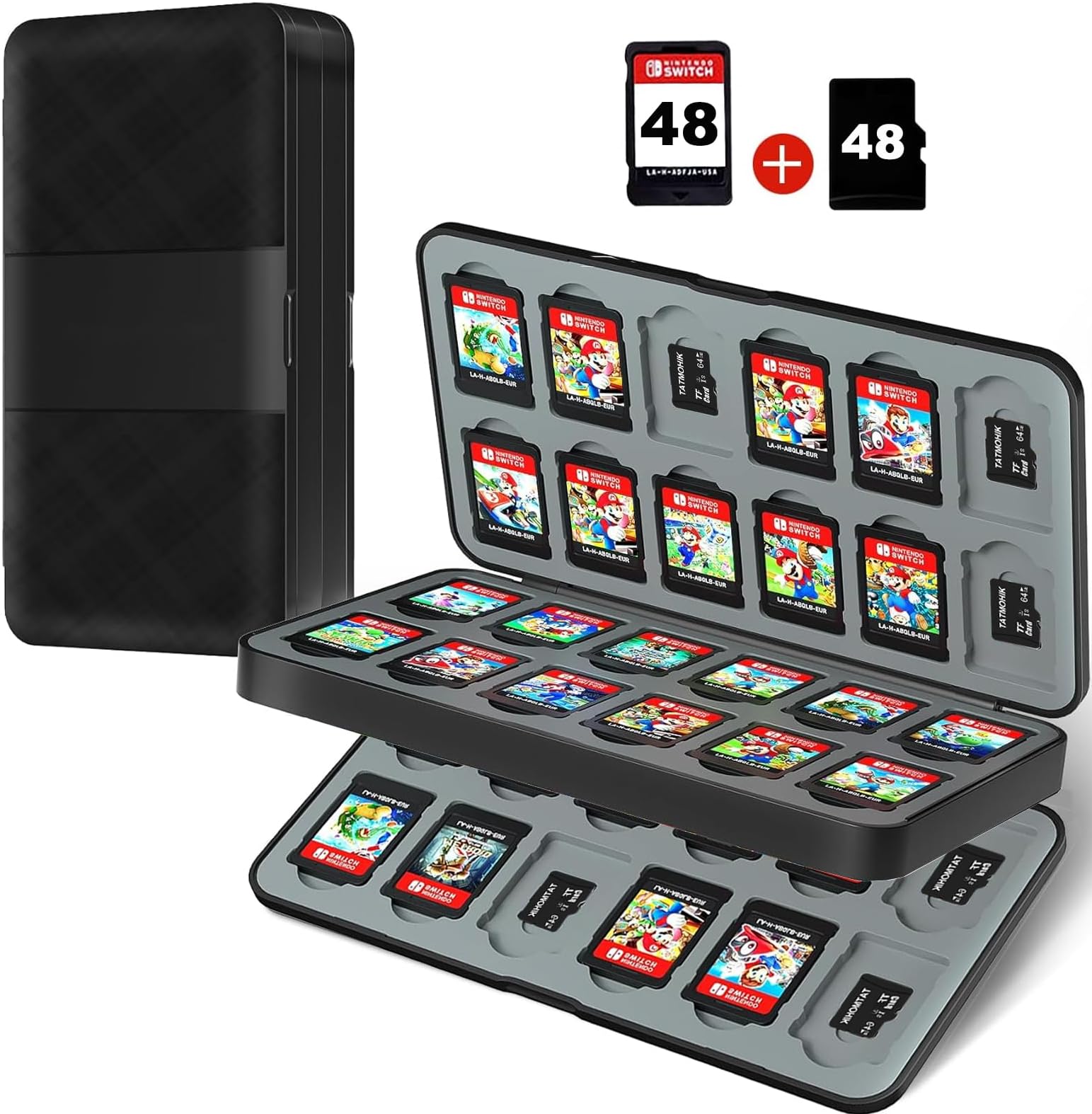 Amazon.com: Switch Game Case for Nintendo Switch 2 (2025),Switch OLED ...