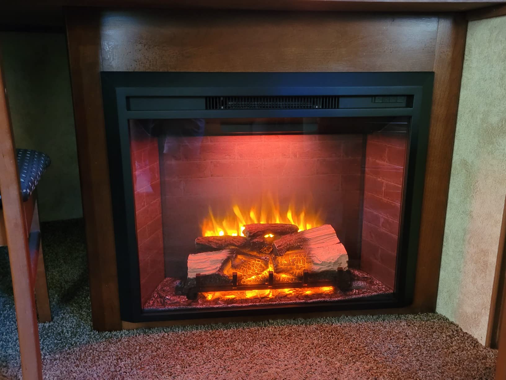 $17/mo - Finance LegendFlame Carl 39" W Electric Fireplace Insert ...