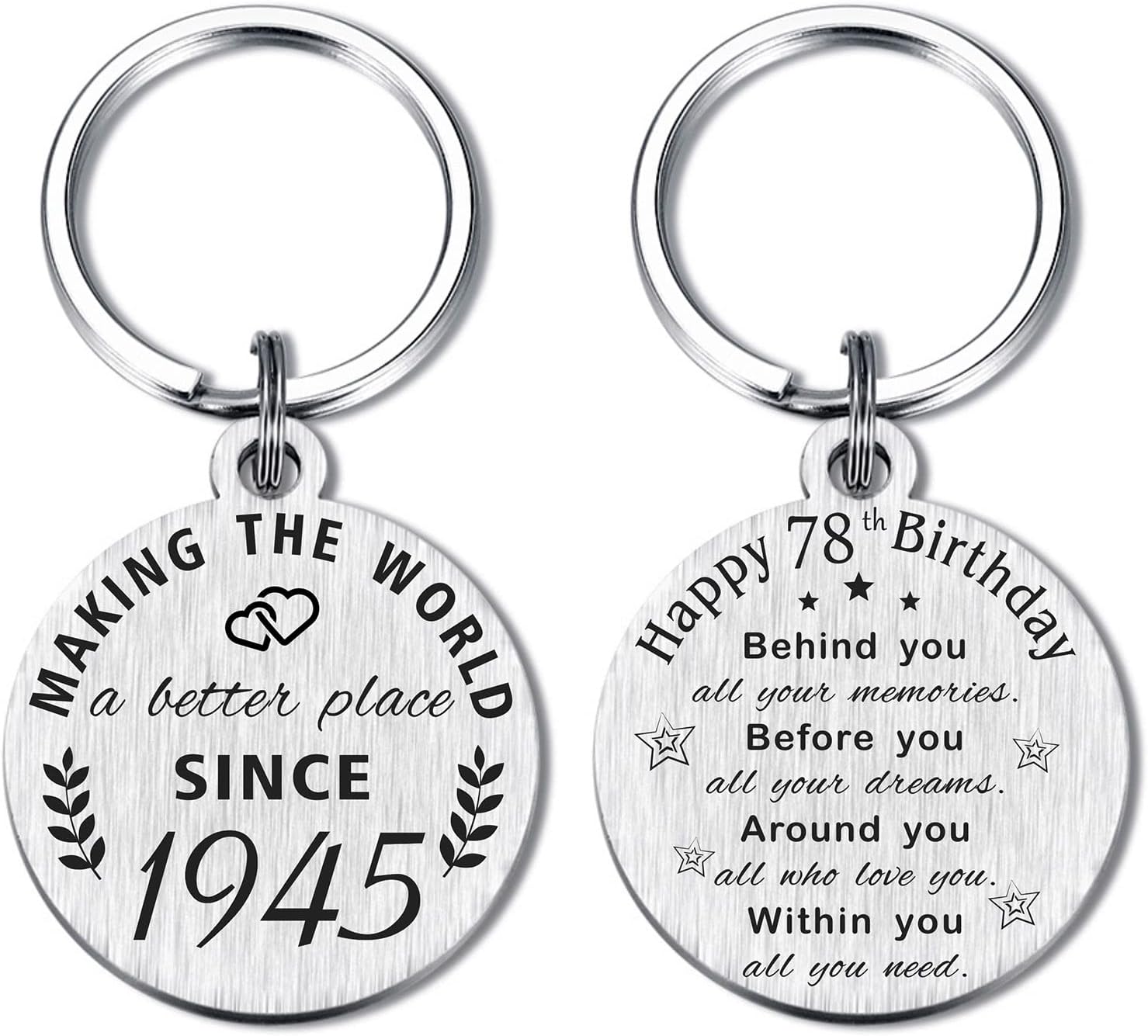 Amazon.com : ABNTY 78th Birthday Gifts for Women Men, 78 Year Old ...