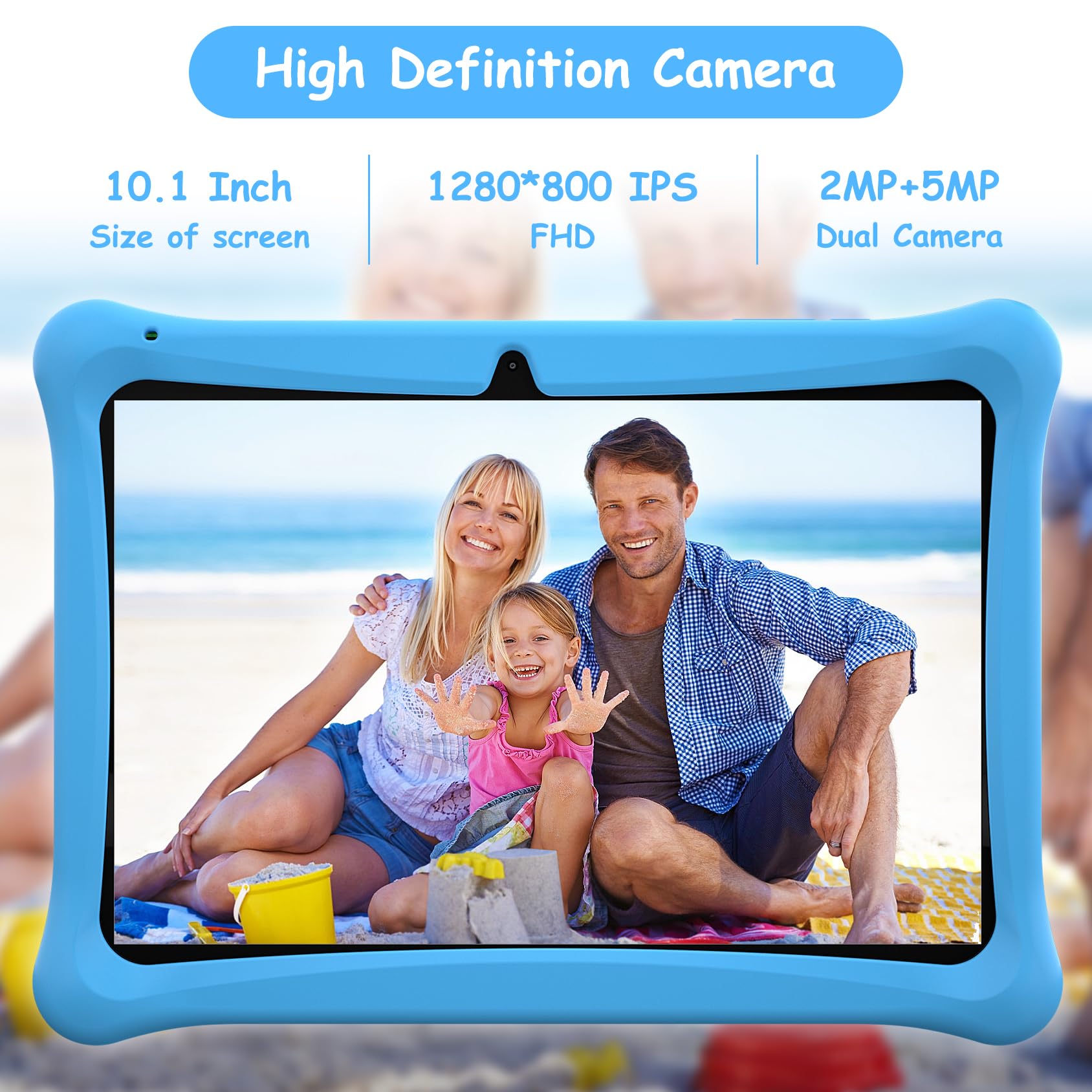 Snapklik.com : SGIN 10.1 Inch Kids Tablet Android 12, 64GB ROM 2GB RAM