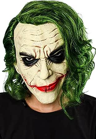 Amazon.com: Joker Mask Scary Halloween Latex Masks for Adult Horror ...