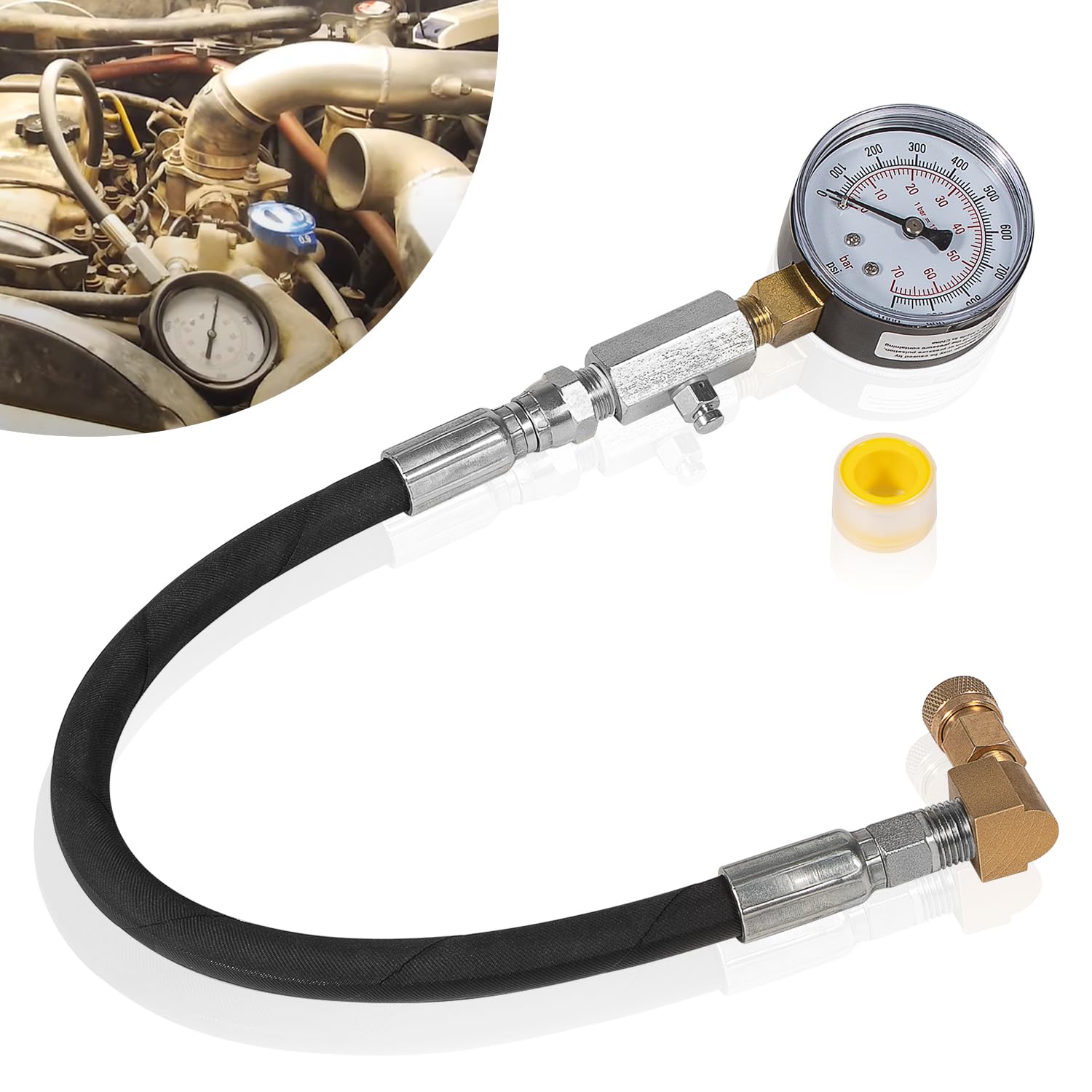 Amazon.com: TU-15 Diesel Compression Tester with Gauge, Fuel Pressure ...