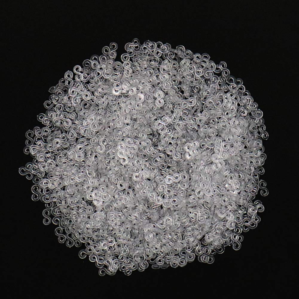 Amazon.com: 1600Pcs S Clips for Rubber Bands, Rubber Band Bracelet ...