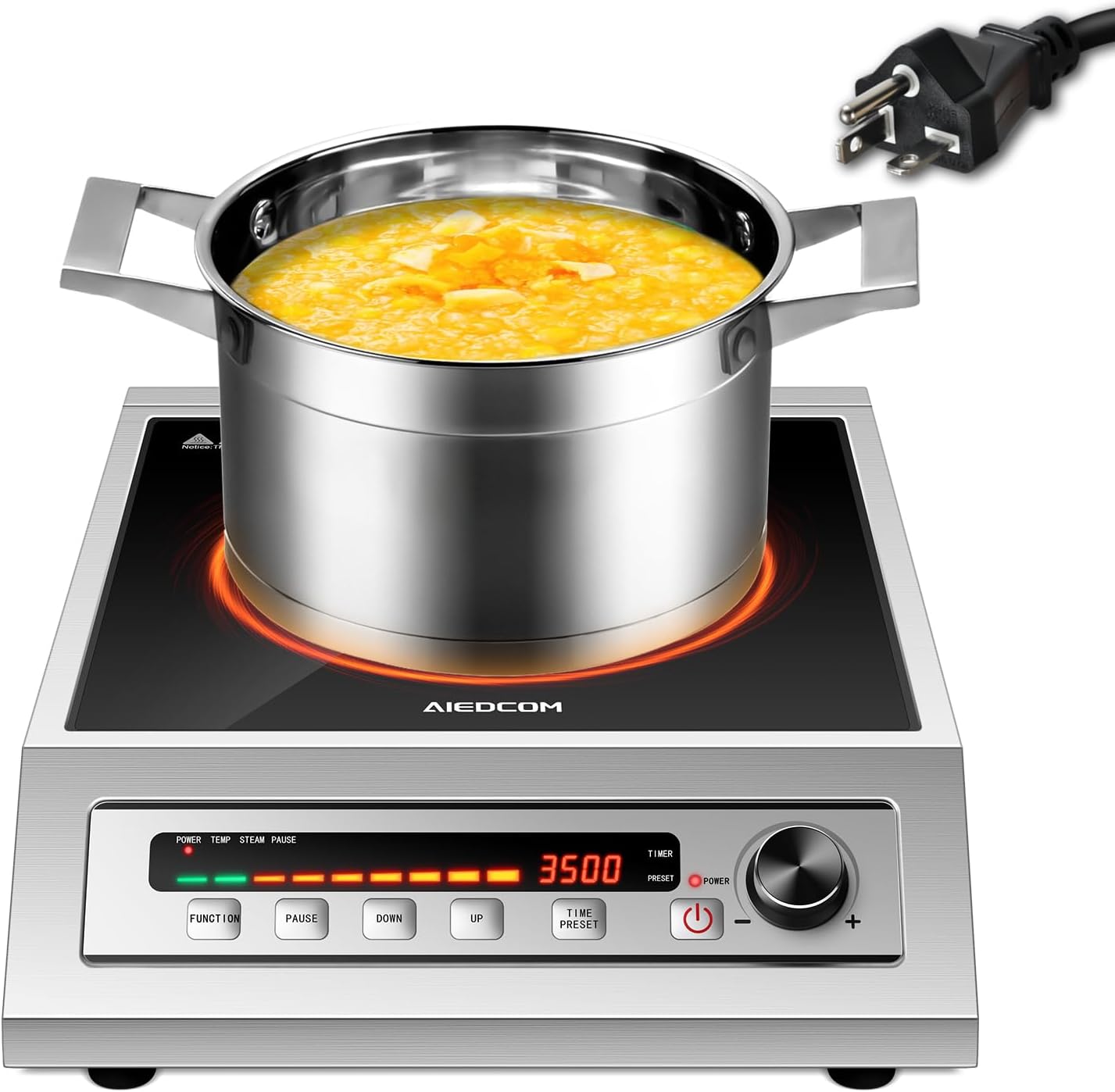 Amazon.com: AiedCom 3500W Commercial Induction Cooktop,: Home & Kitchen