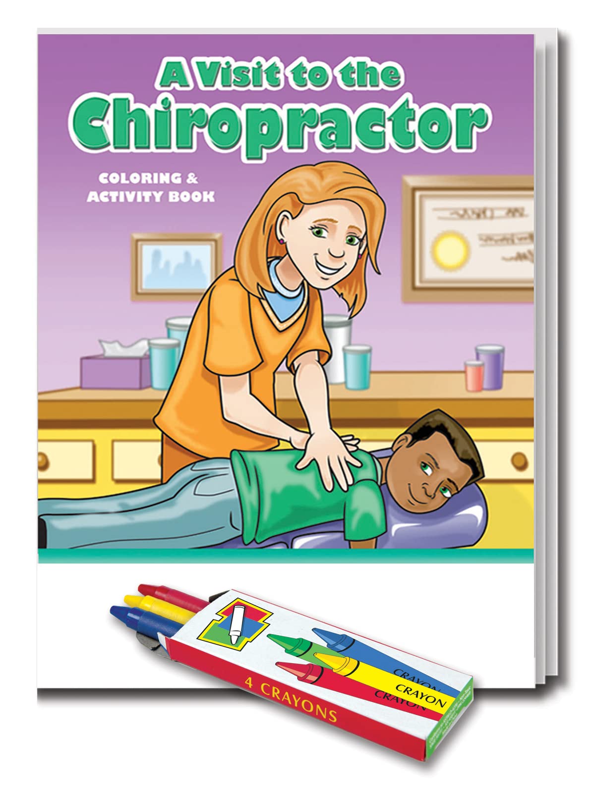 Amazon.com: ZOCO - A Visit to the Chiropractor - Educational Coloring ...