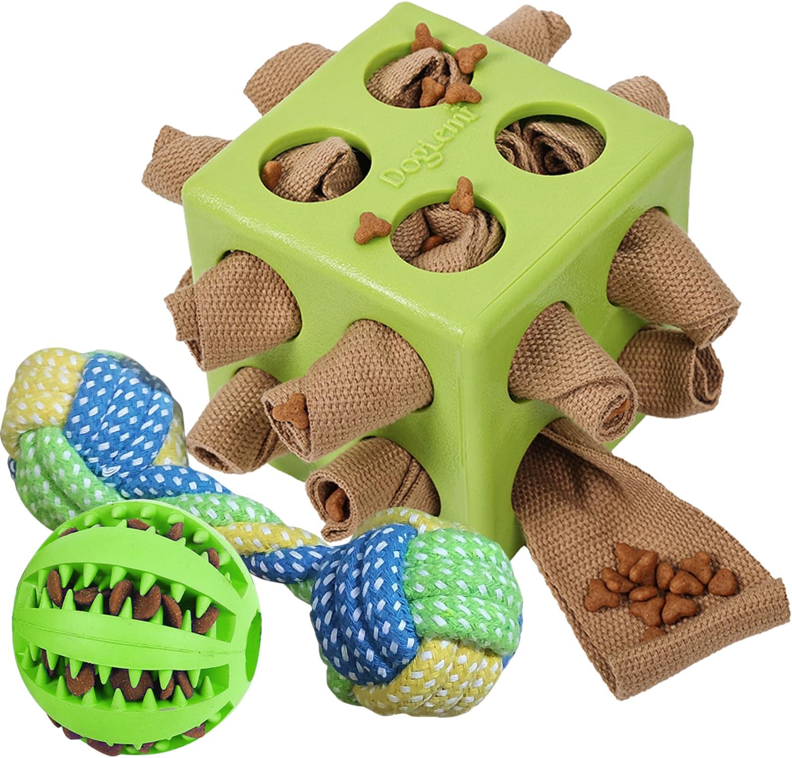 Pet Supplies : MynePets Dog Puzzles, Interactive Snuffle Toys for Dogs ...