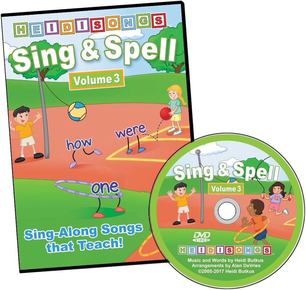 Sing & Spell Vol. 3 Animated DVD_AB: Amazon.ca: Office Products