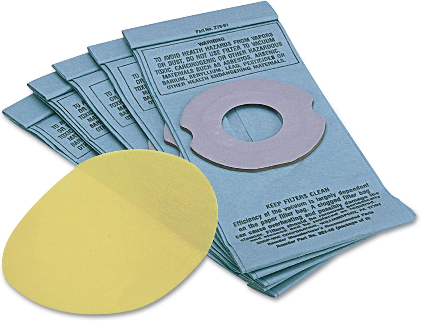 Amazon.com: Shop-Vac 9014600 Hippo Disposable Filter Bags, 5/Pack ...