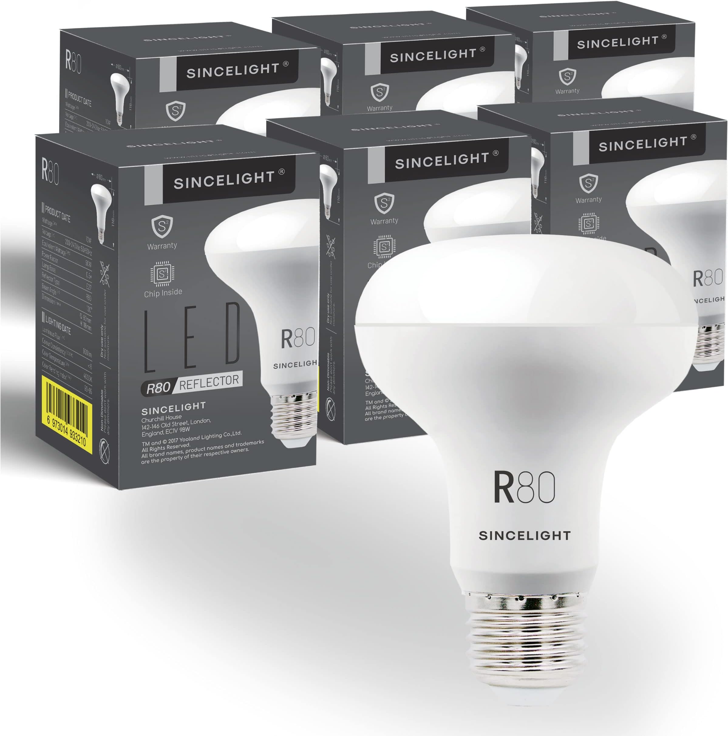 OSRAM Dimmbare R80 LED Reflektorlampe mit E27 Sockel, Warmweiss (2700K ...