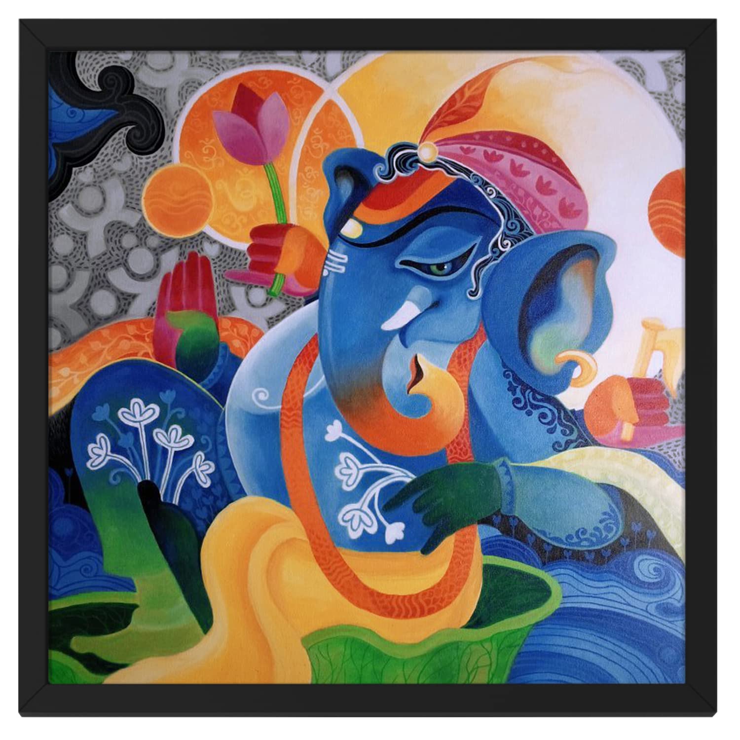 Abstract Painting Of Ganesha