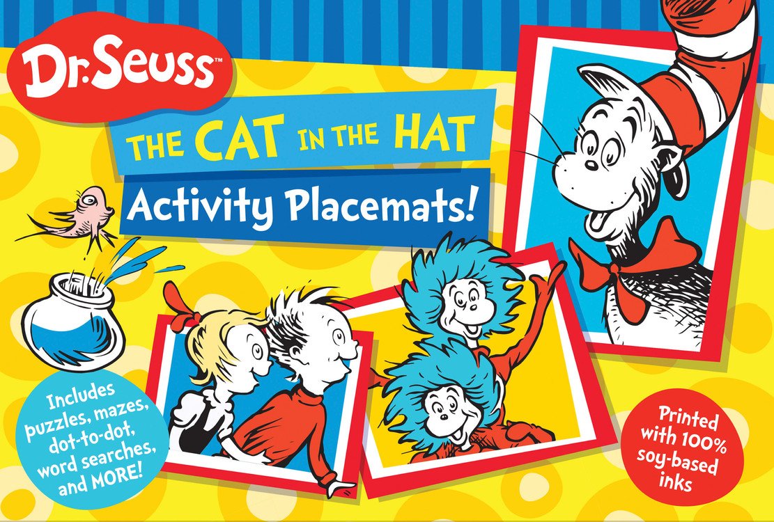 Dr. Seuss The Cat in the Hat Activity Placemats!: Includes puzzles ...
