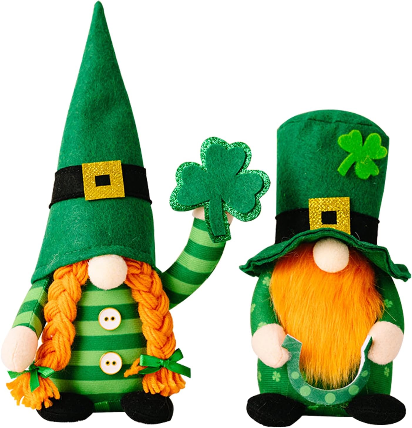 Amazon.com: St Patricks Day Gnomes Decorations, 2 Pack Gnomes Plush ...