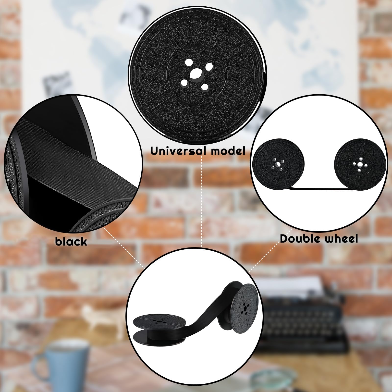 Snapklik.com : Jecery 2 Pairs Universal Typewriter Ribbon Twin Spool ...