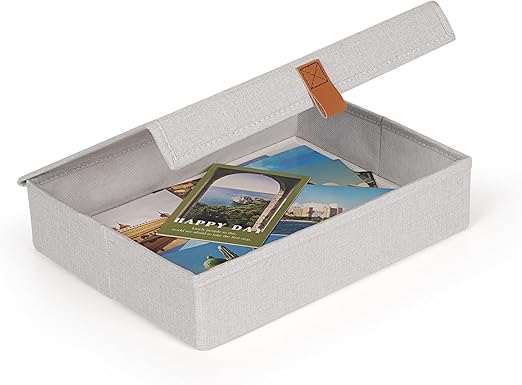 Amazon.com - Flenpptly Decorative Photo Storage Box, Photo Boxes ...