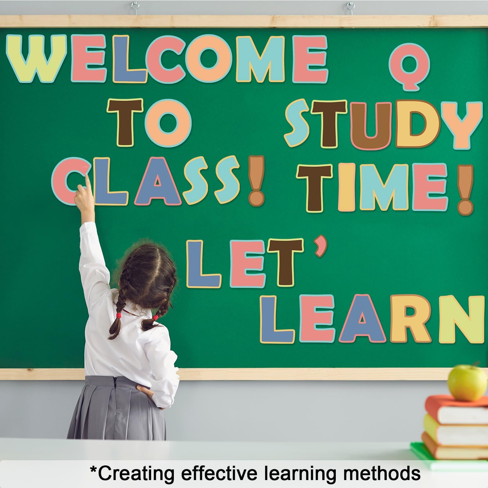 Snapklik.com : 150 PCS Large 7" Bulletin Board Letters Set, Colorful ...