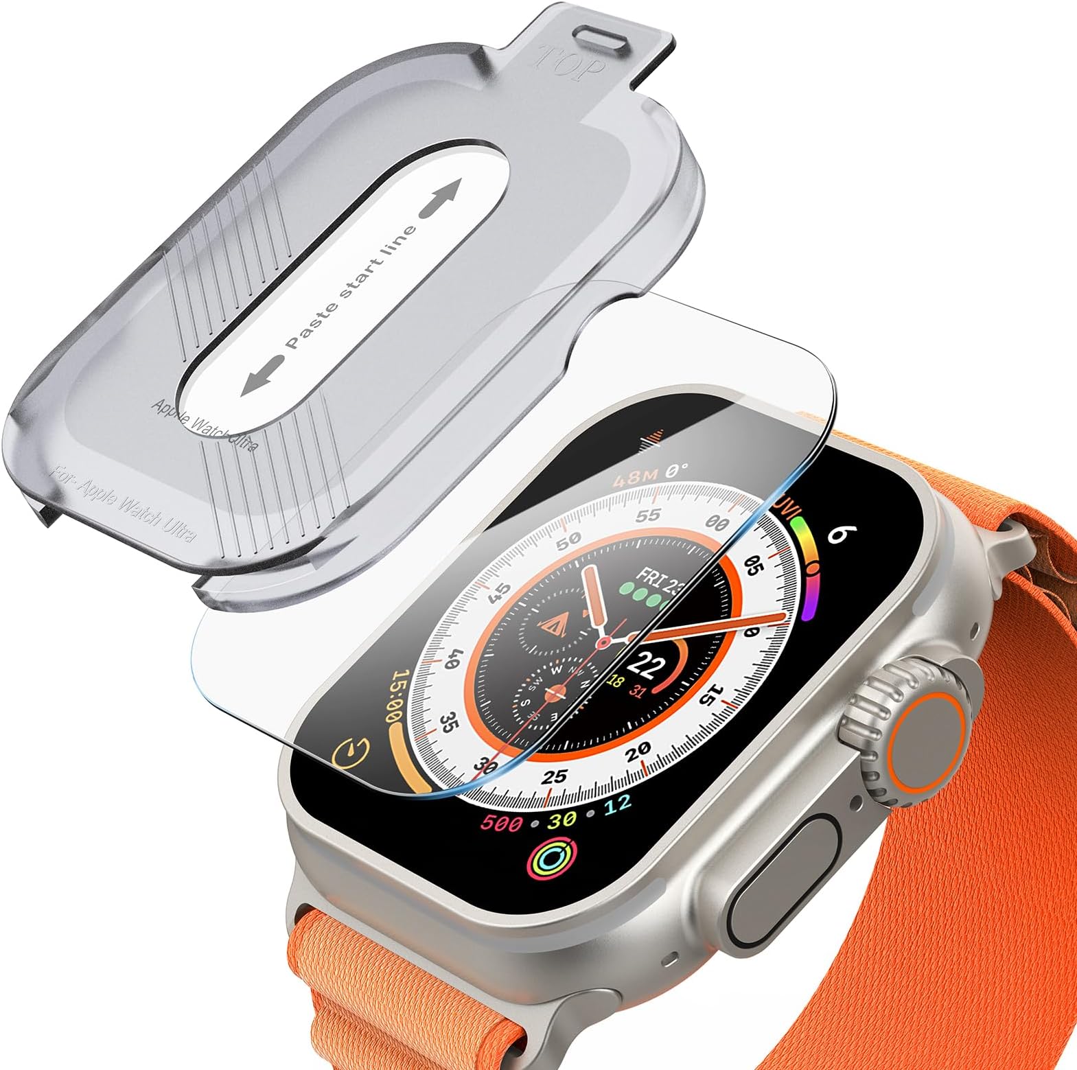 Amazon.com: Ailun for Apple Watch Ultra 2/Ultra Screen Protector [49mm ...