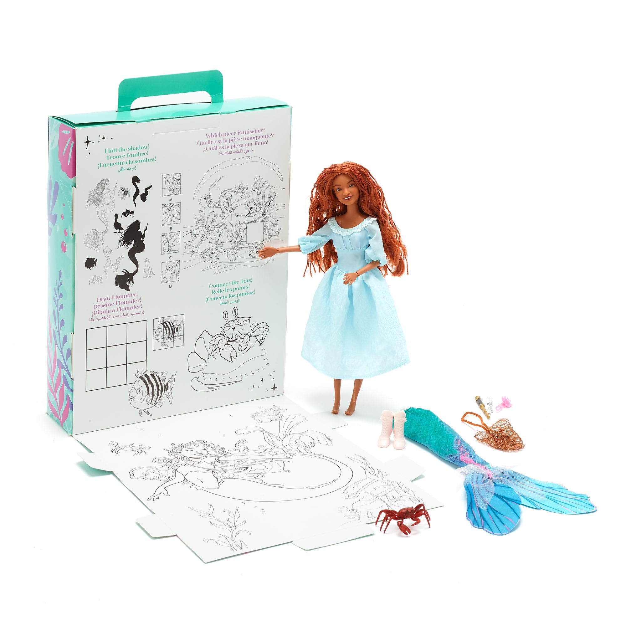 Disney Store Official Ariel Story Doll, The Little Mermaid (Live Action ...