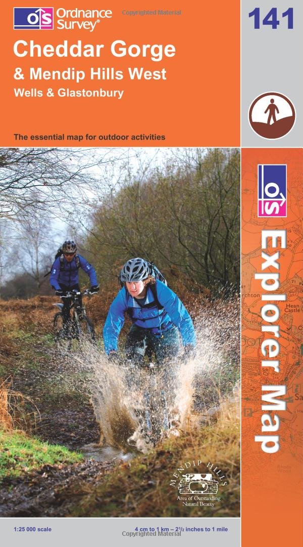 Cheddar Gorge and Mendip Hills West: Sheet 141 (OS Explorer Map ...