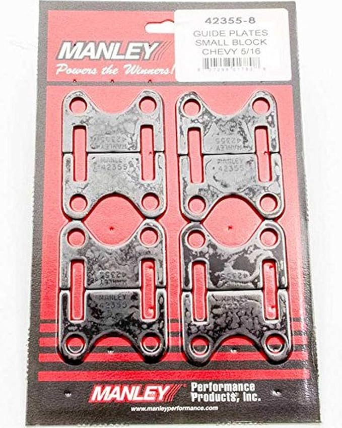 Amazon.com: Manley 423558 Steel Guide Plates - Pack of 8 : Automotive