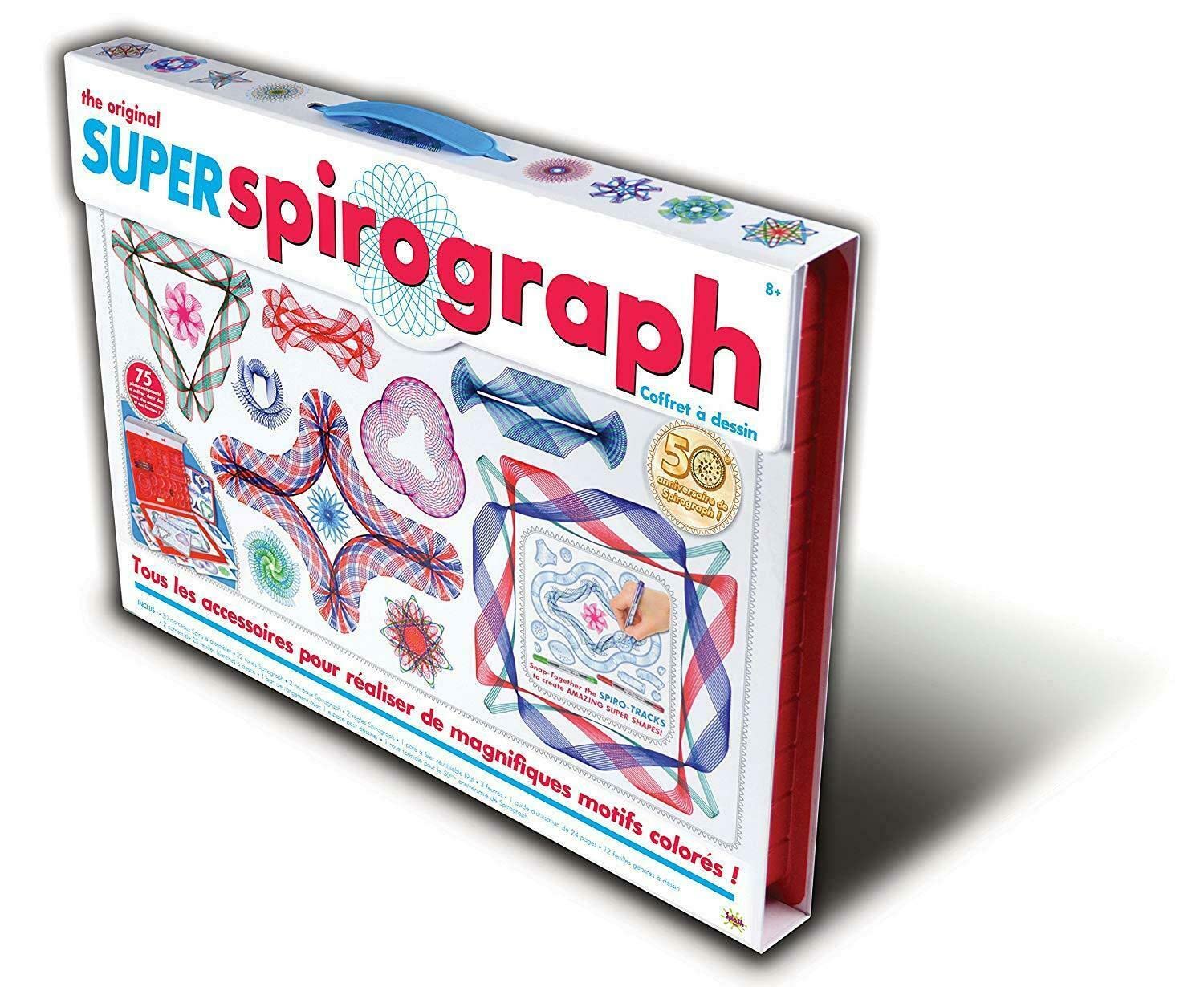 Buy Kids Spirograph Design Deluxe 50th Anniversary Set - Age: 8 Years+ ...