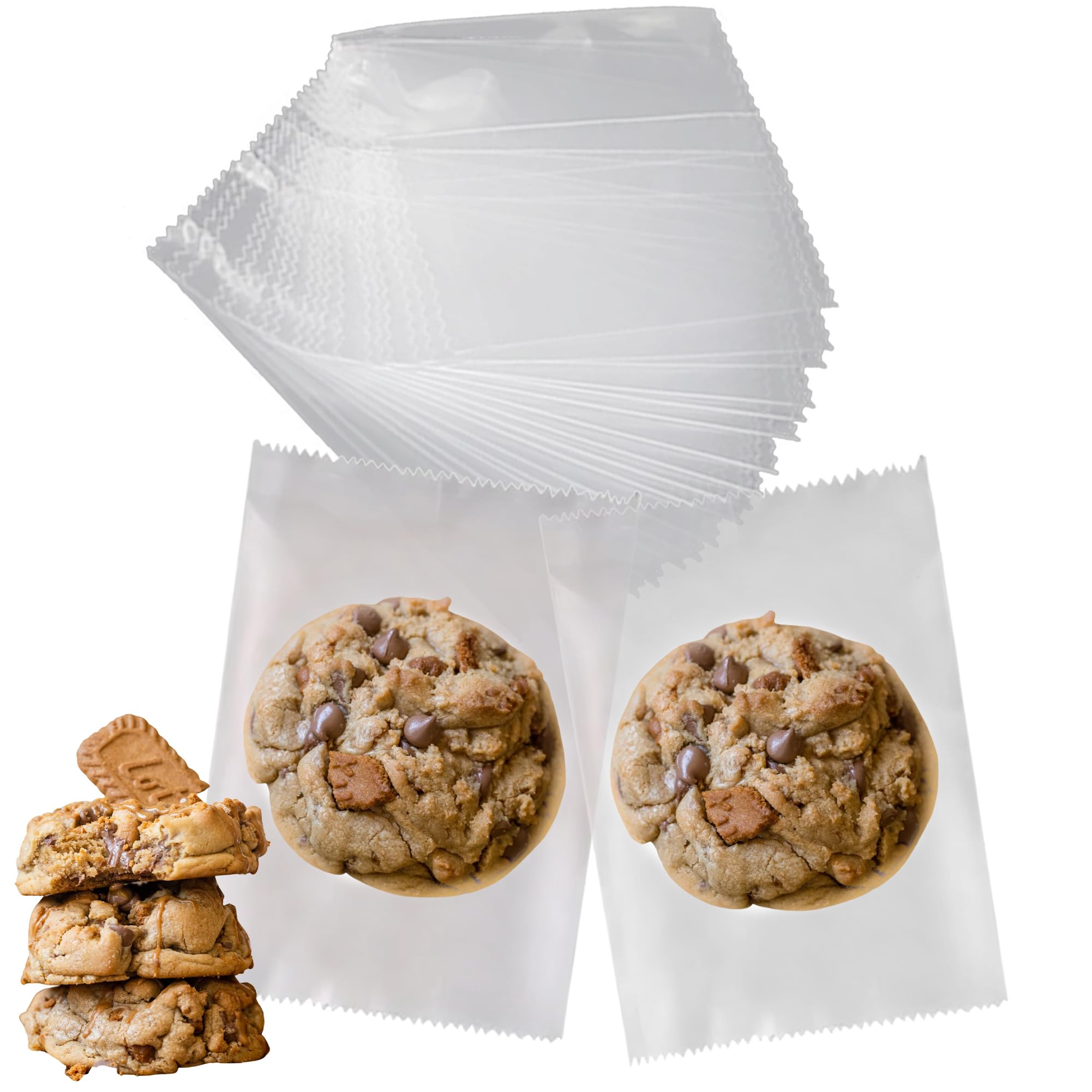 Amazon.com: KayLe Cookie Bags - 100-Pack Heat Sealable Treat Bags, 4 ...