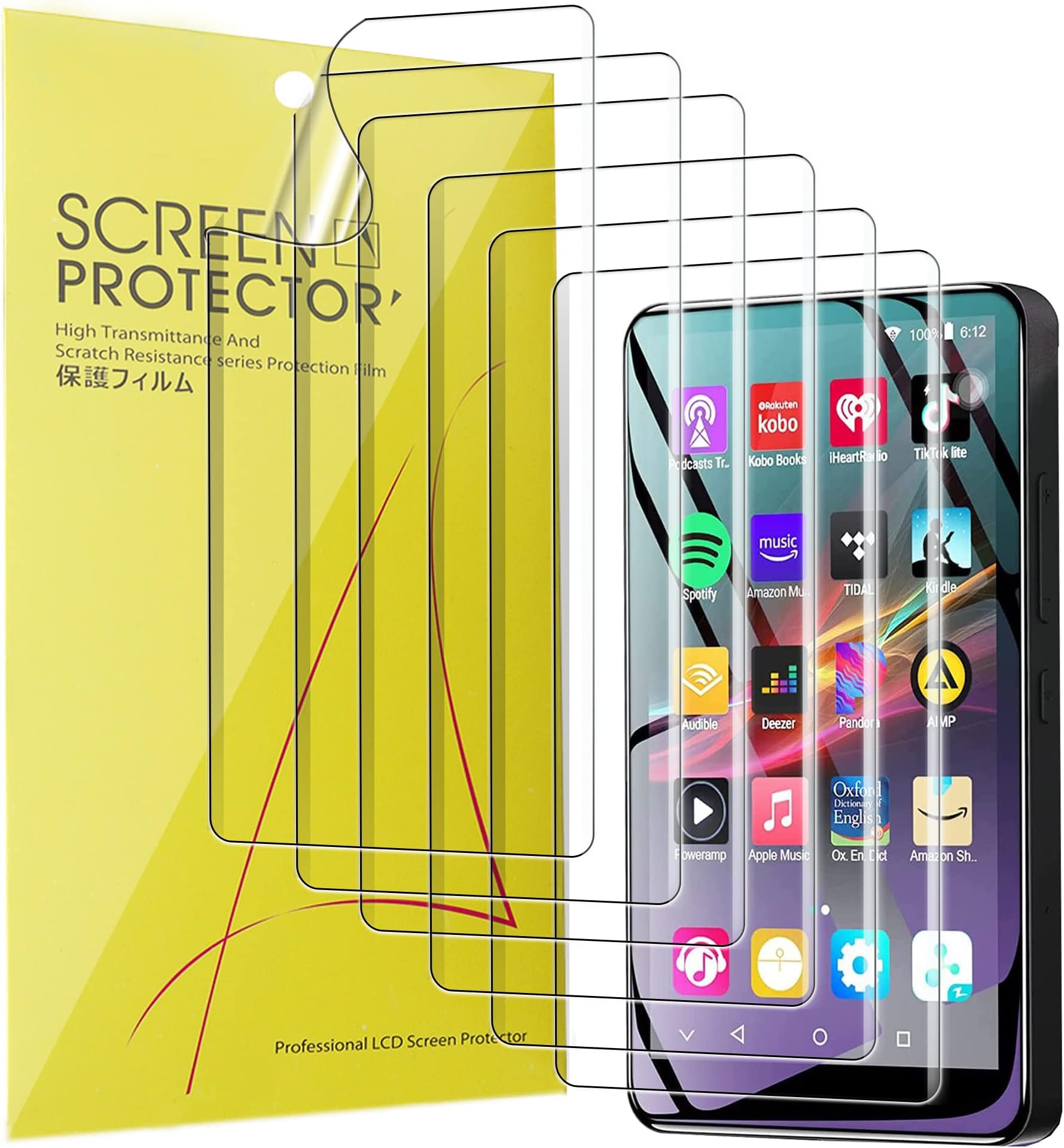 Amazon.com: Lamshaw Compatible for PECSU MP3 Player Screen Protector ...