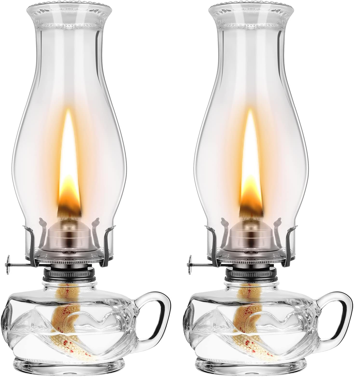 Amazon.com: 2 Pcs Chamber Oil Lamps for Indoor Use Vintage Kerosene ...