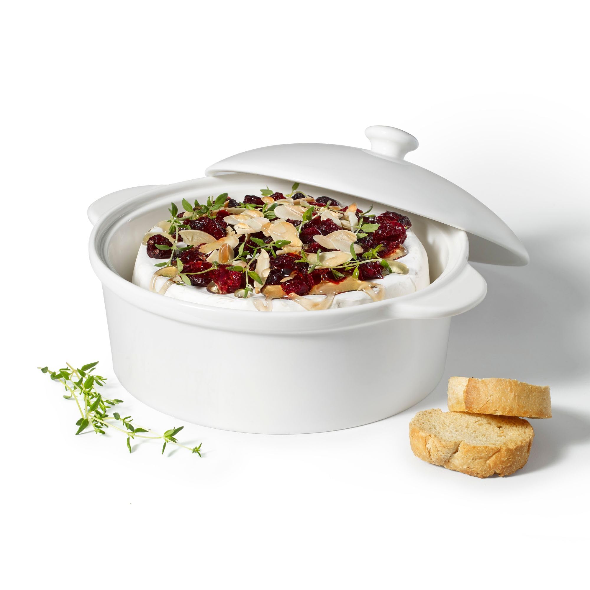 Starfrit Gourmet Bistro - Brie Baker Set - White Porcelain - Oven ...