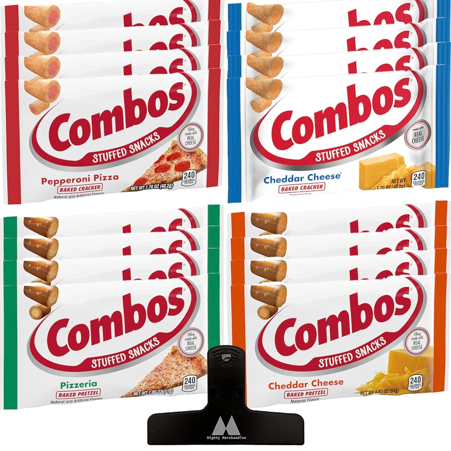 Buy Combos Baked Snacks Variety Pack - 16 Packs with 4 Flavors ...
