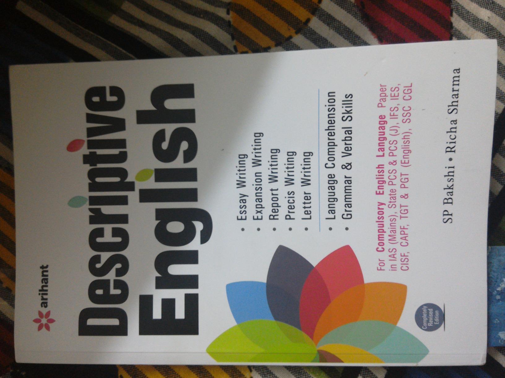 Buy Descriptive English Book Online at Low Prices in India ...