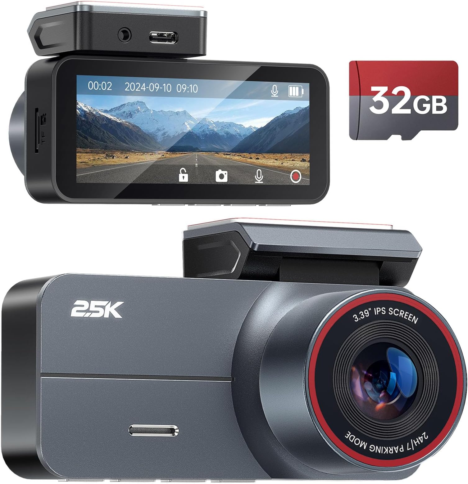 Amazon.com: Vantrue N1 Pro Mini Dash Cam Full HD 1920x1080P Car Dash ...