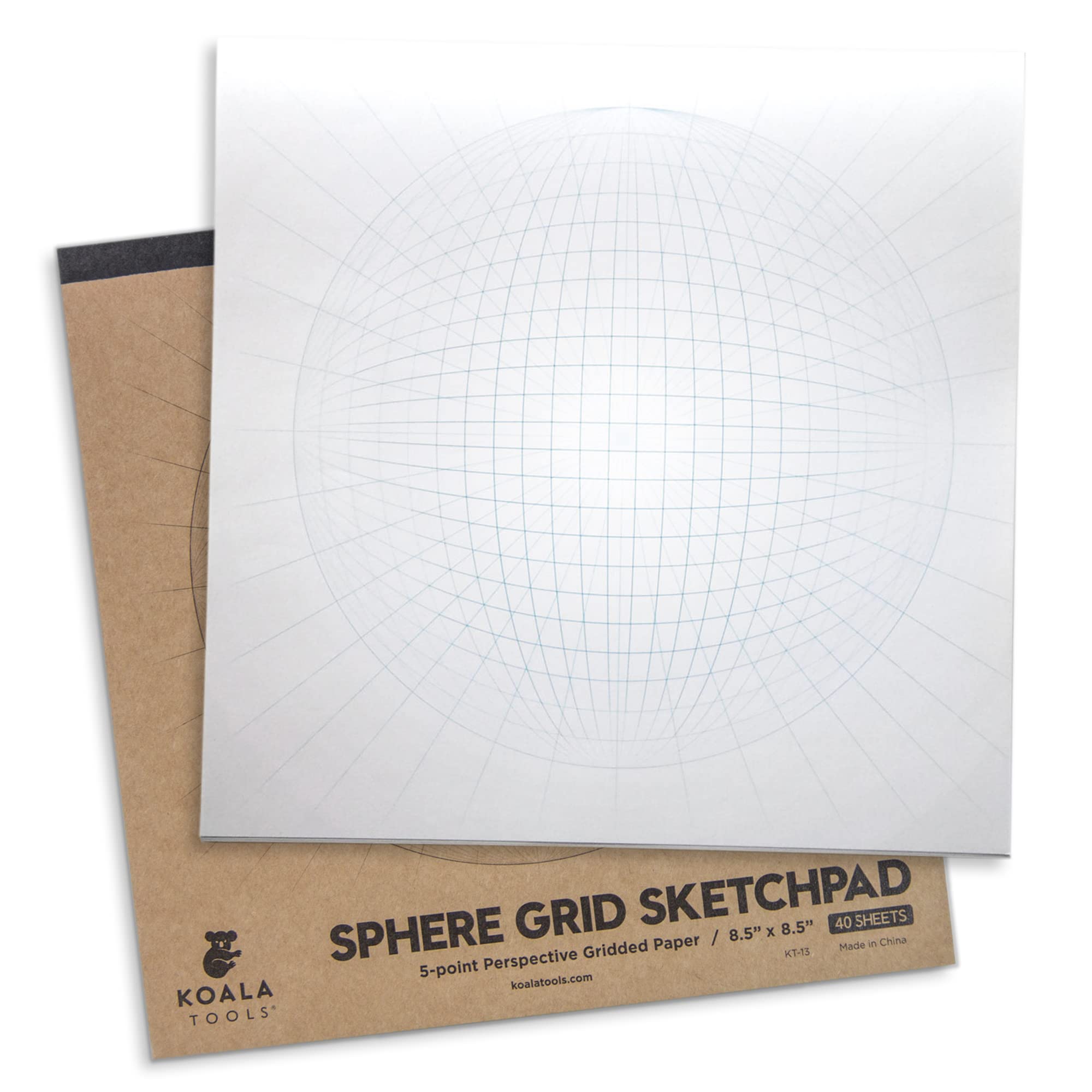 Koala Tools - 40-Page Large Drawing Pad for 5-Point Perspective Drawing ...