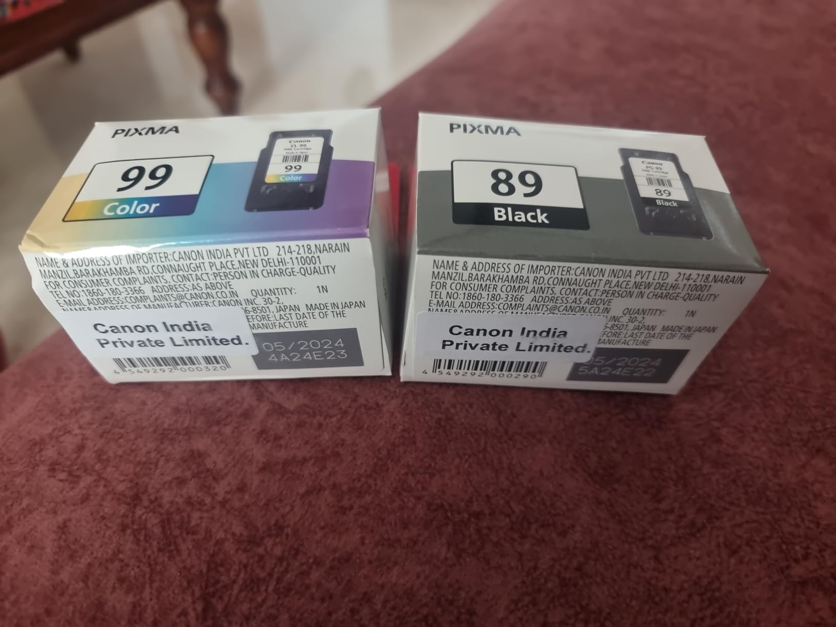 FUTURE ENTERPRISES PG 89 & CL 99 Ink Cartridge E560 E560R Printers ...