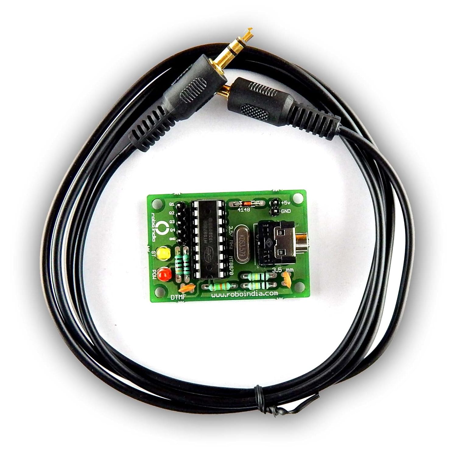 DTMF Module (MT8870 Decoder) with Auxiliary Cable : Amazon.in ...