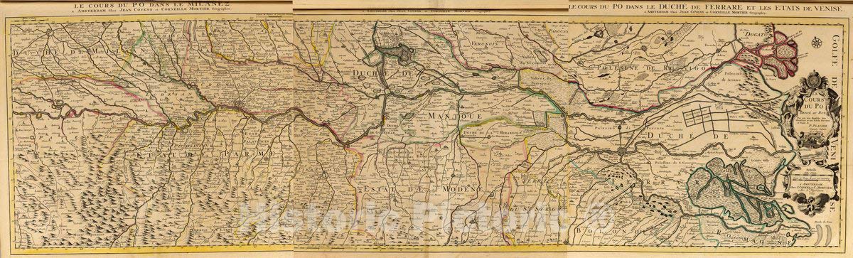 Po River Map Scenic Tours Of Italy | Towns And Cities Along The River