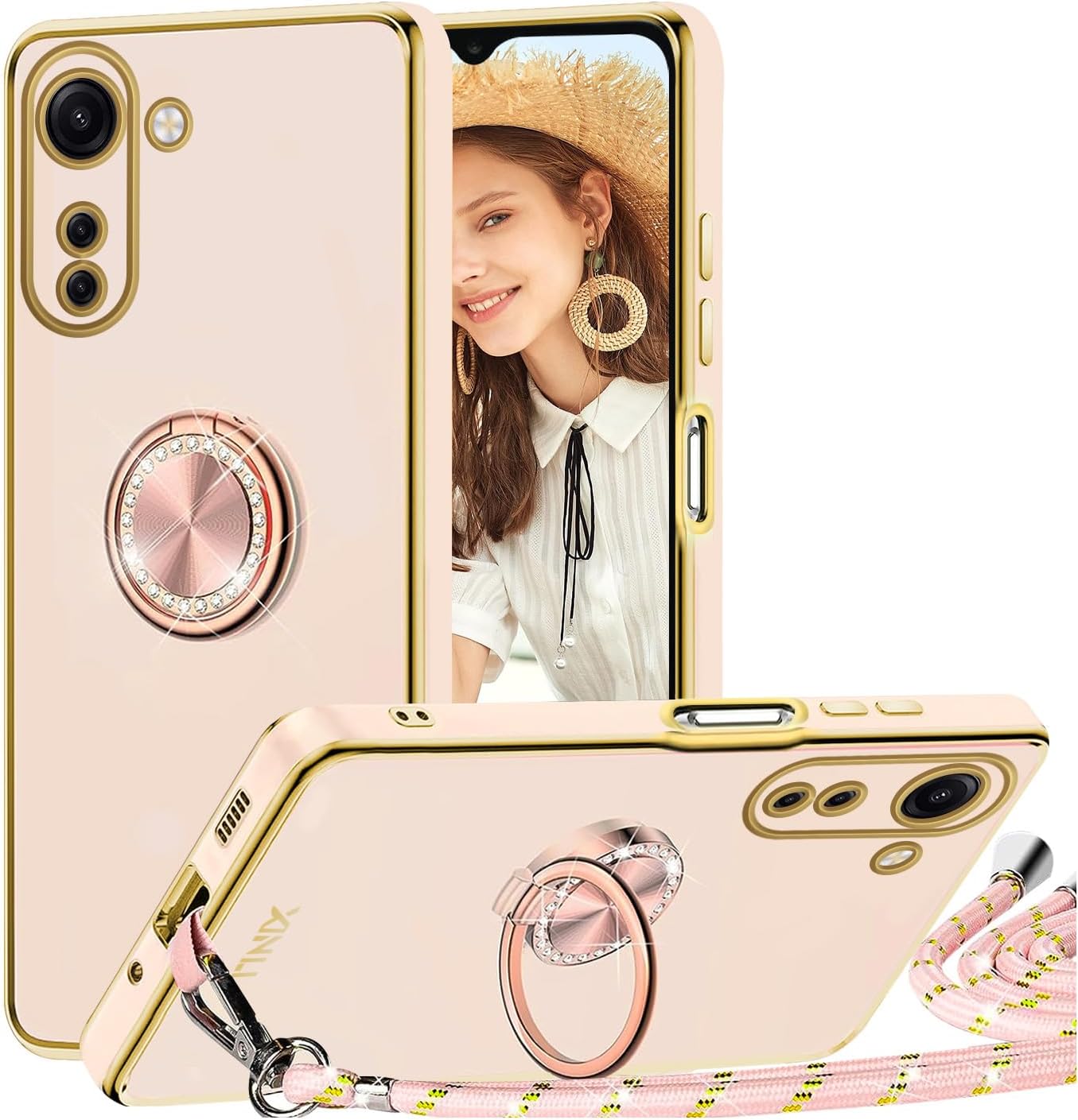 TVVTPU Handyband für Xiaomi Redmi 13C/ Redmi 13 C/Poco C65 Hülle mit ...