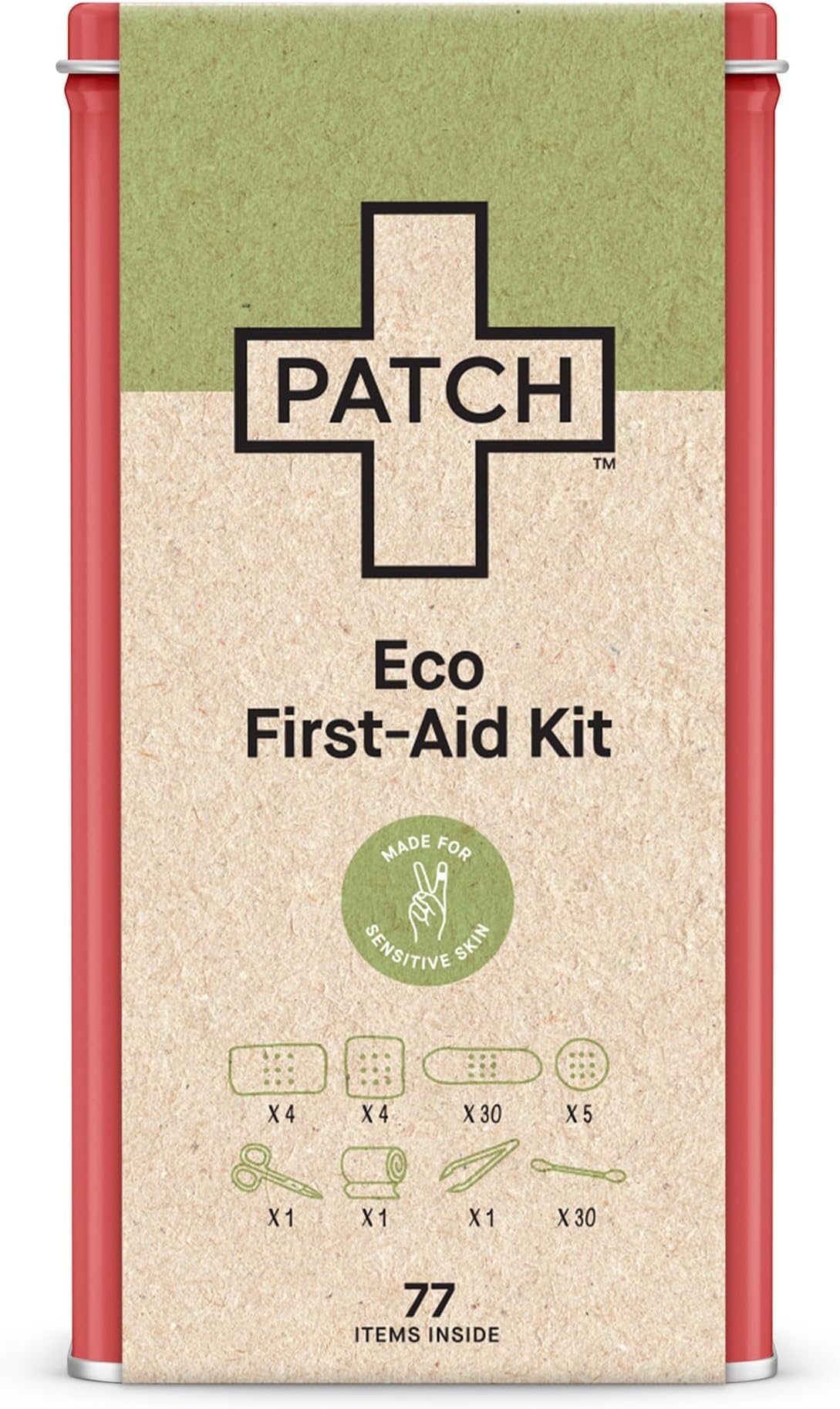 Amazon.com: Patch Eco First Aid Kit, Assorted Hypoallergenic Adhesive ...
