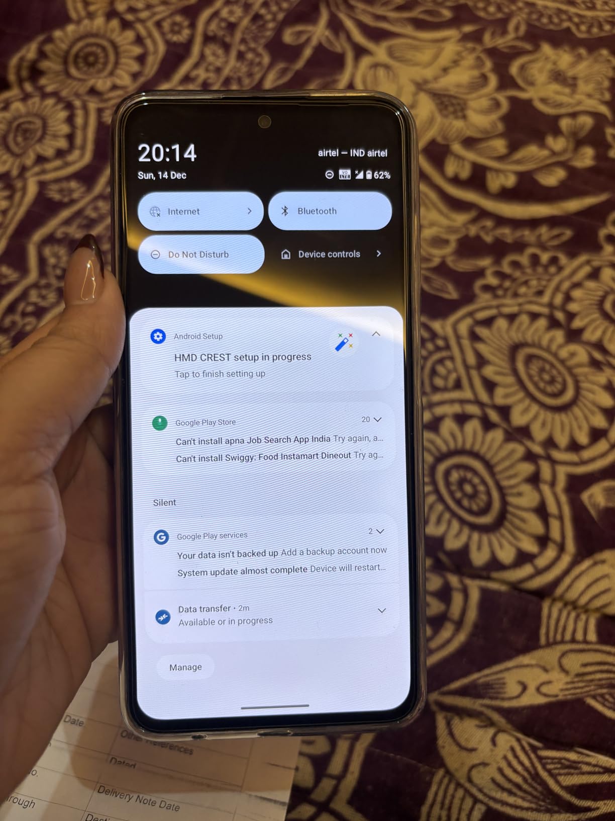 HMD Fusion 5G Smartphone with Gaming Console Combo