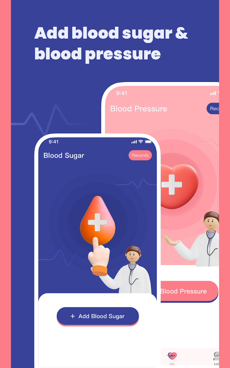 Blood Sugar Diabetes Tracker - Pressure Tracking - My Diary Logs - Log ...