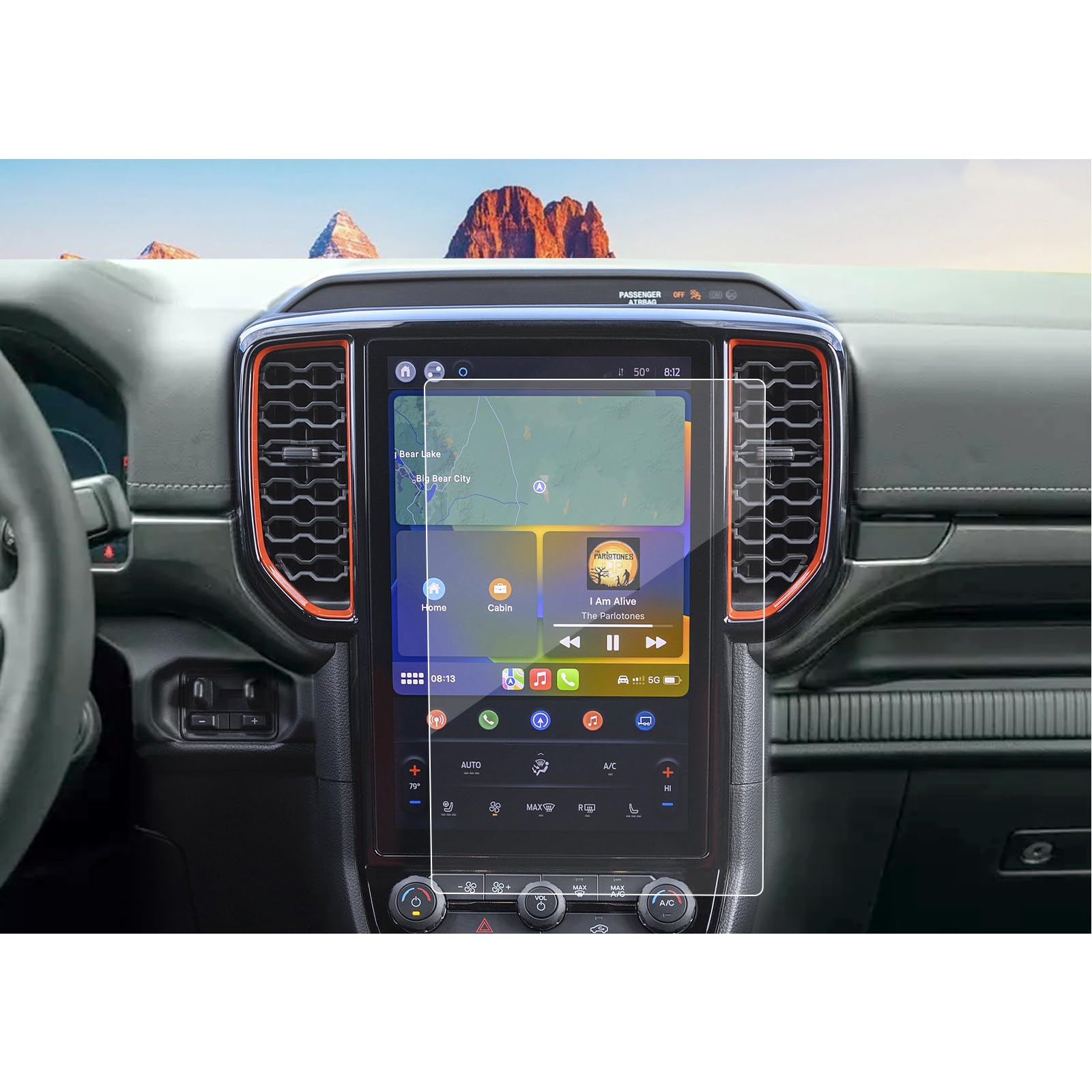 Amazon.com: SXCY for 2024 Ford Ranger Screen Protector 12 Inch for 2024 ...