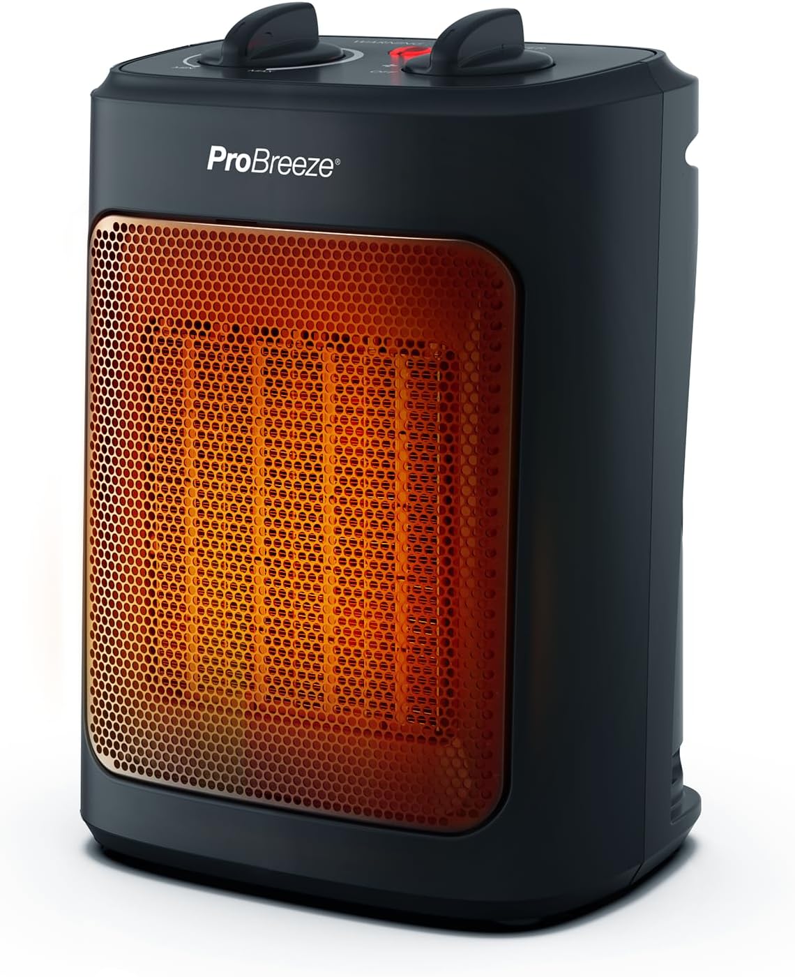 Pro Breeze 2000W Mini Ceramic Fan Heater - 3 Heat Settings & Fan Only ...