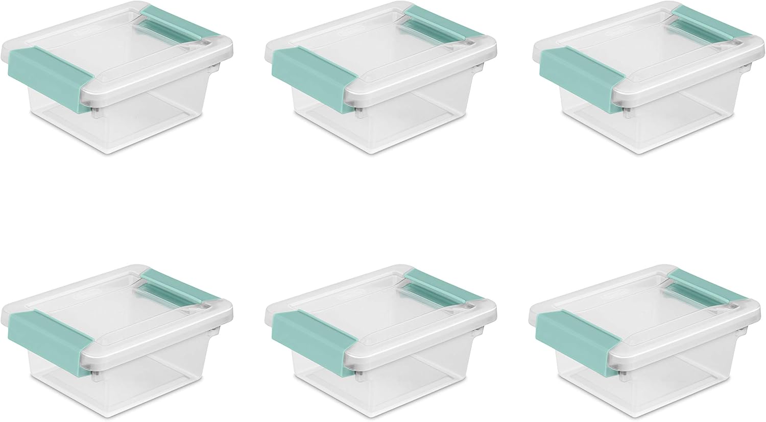 Sterilite 19698606 Mini Clip Box, 6-Pack,Blue : Amazon.ca: Home