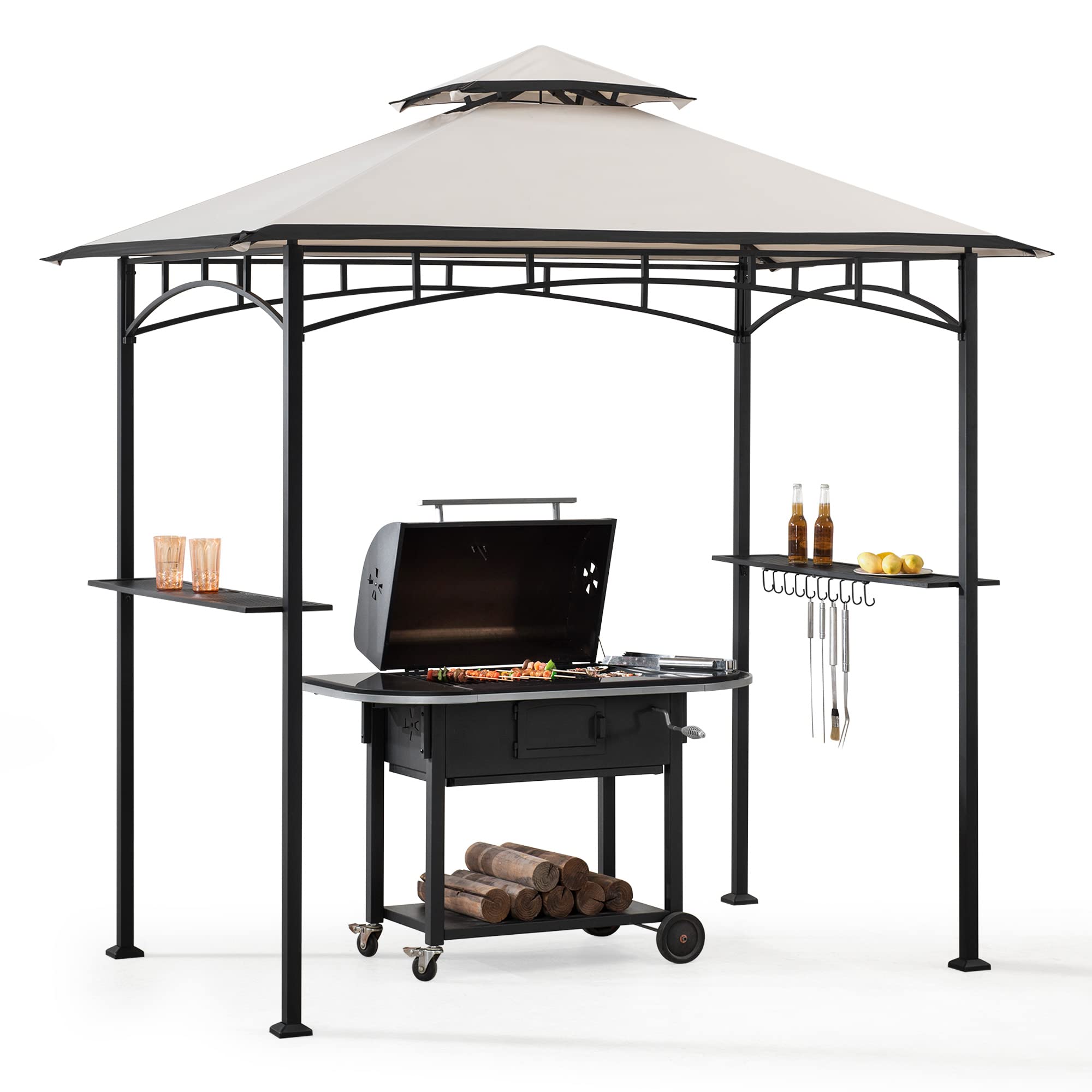 Snapklik.com : Sunjoy 5 X 8 Ft Grill Gazebo
