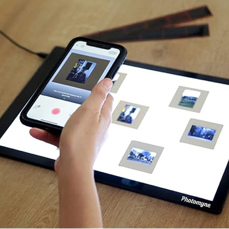 Rybozen Magnetic Slide Viewer Light Box Backlight Hands-Free Ultra-Thin ...