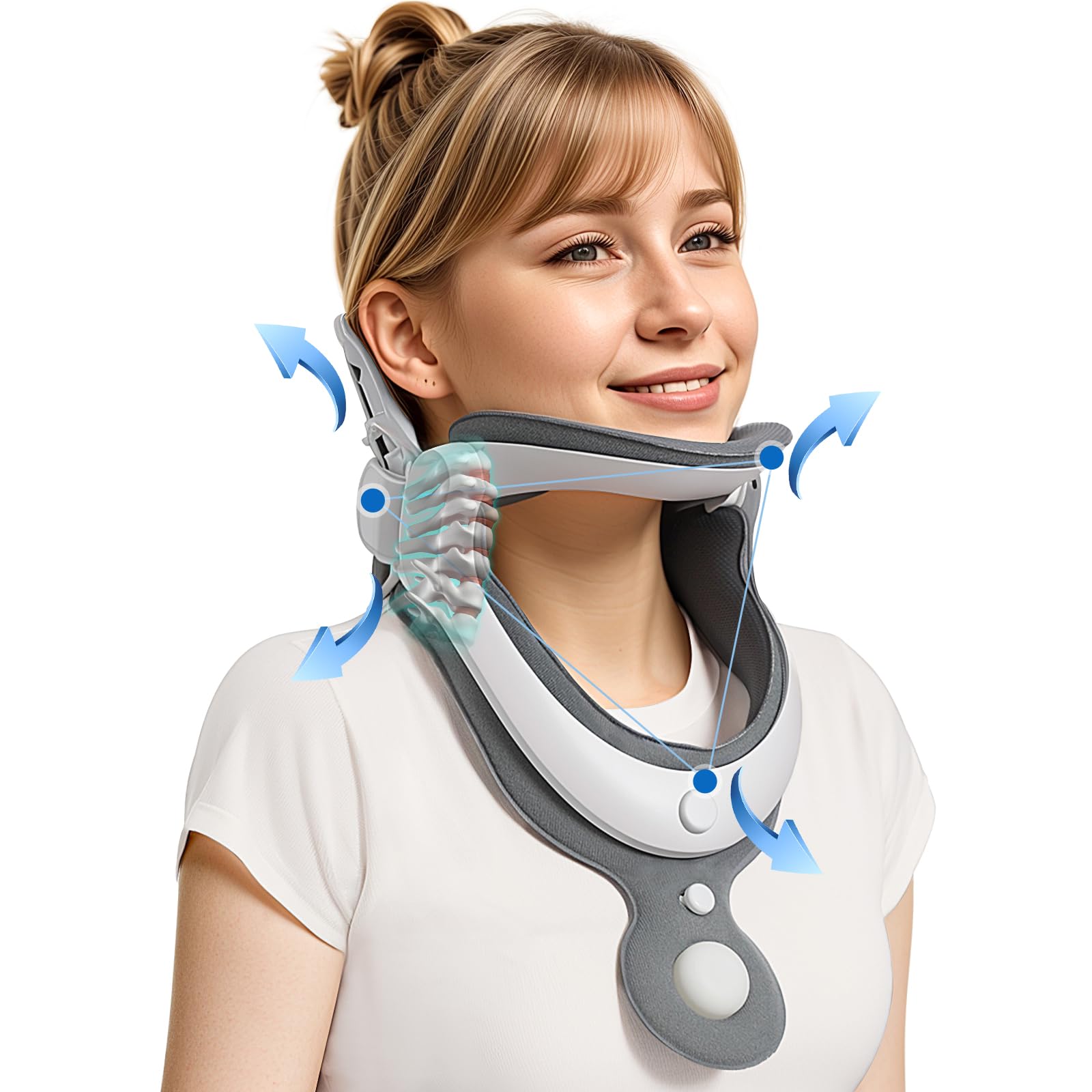 Amazon.com: Cofoe Neck Brace for Neck Pain and Support, Neck Posture ...