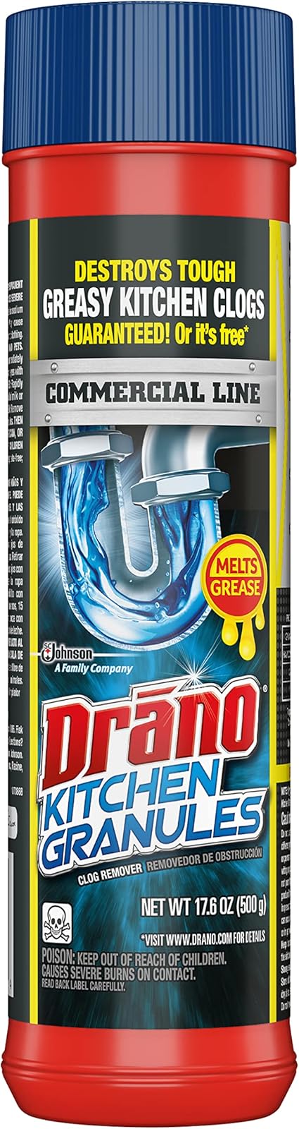 Amazon.com: Drano Kitchen Granules Drain Clog Remover and Cleaner ...