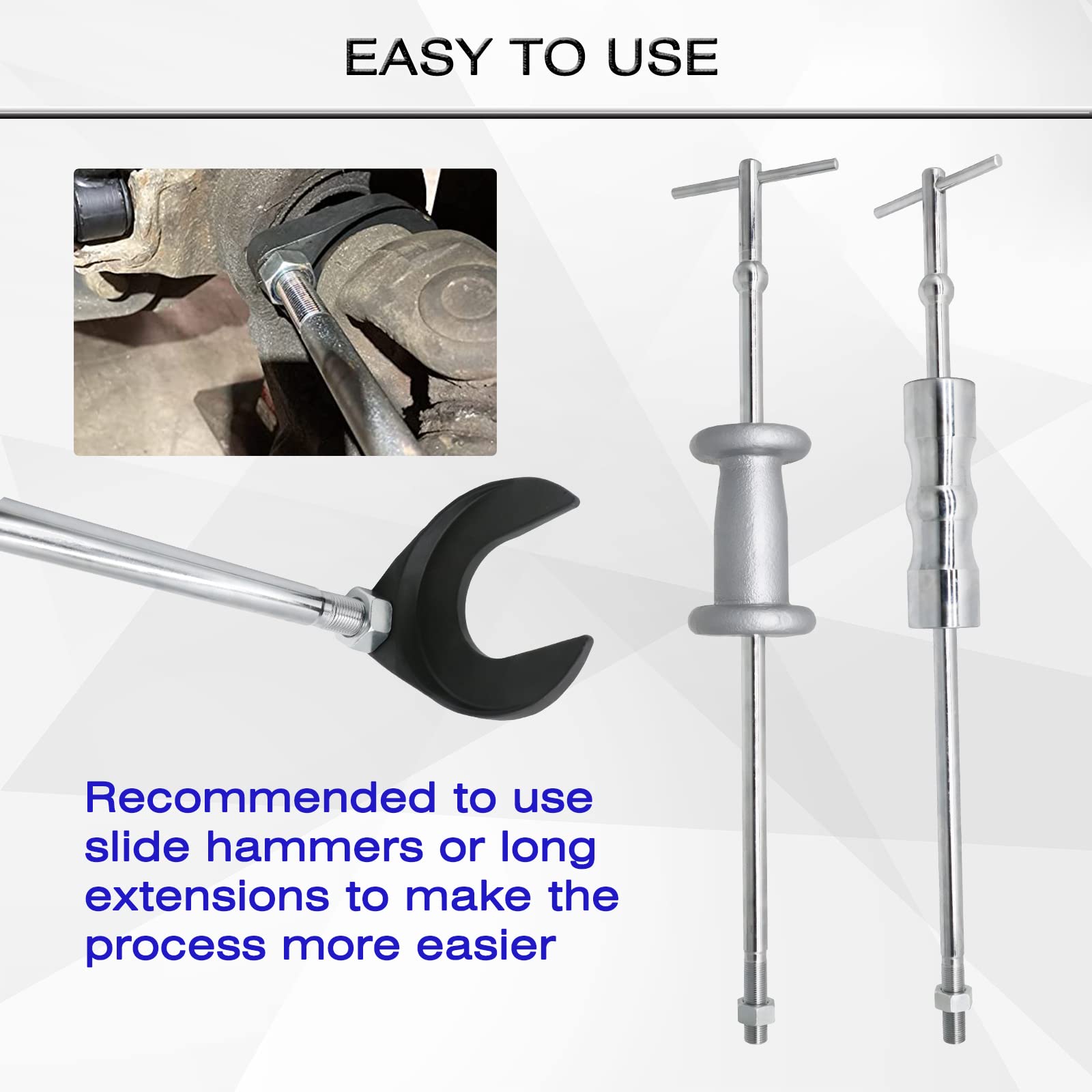 Snapklik.com : ReluxGo Inner CV Axle Removal Tool 48mm