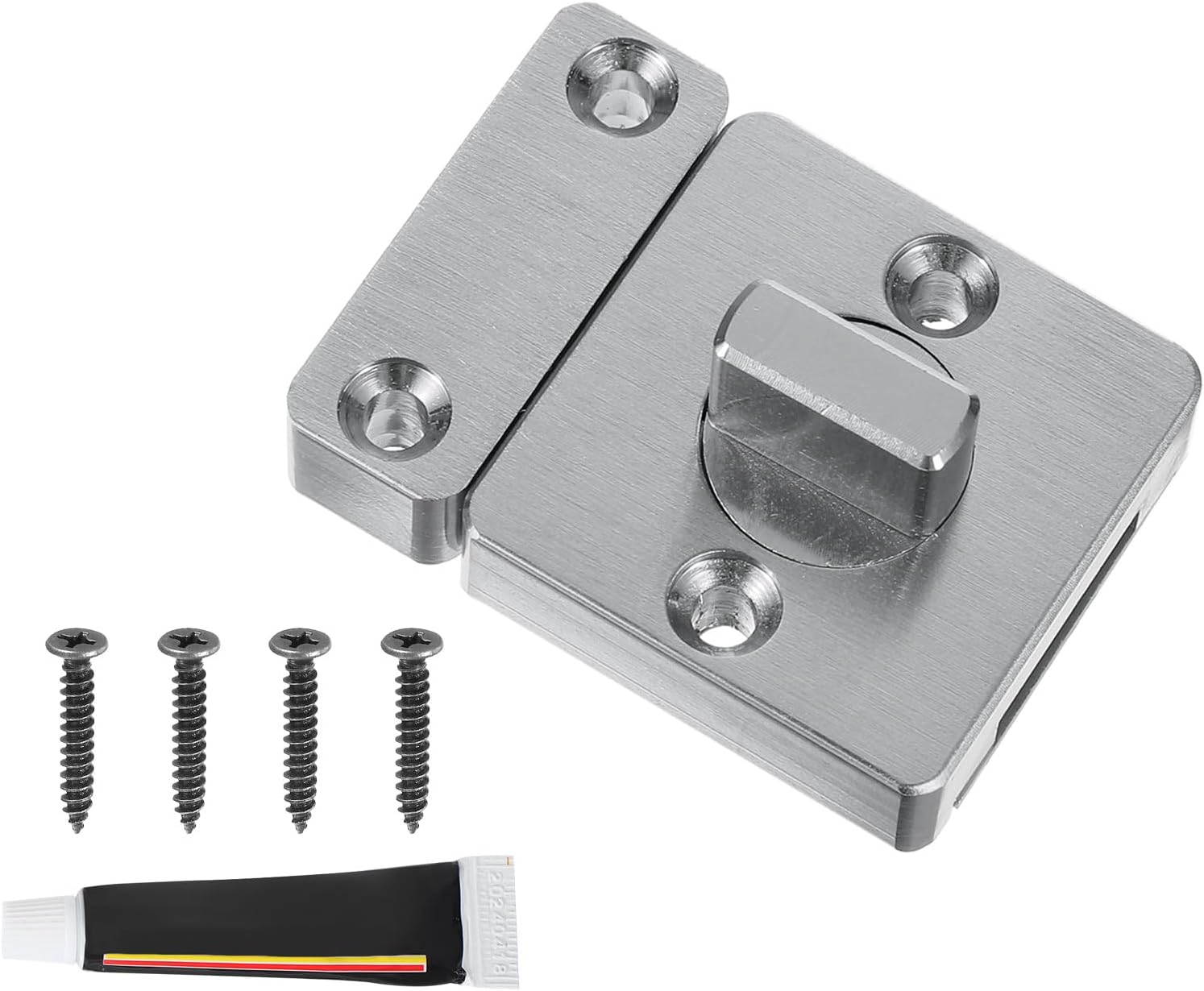 Amazon.com: PATIKIL Rotate Bolt Latch, Inner Door Latch 180 Degree ...