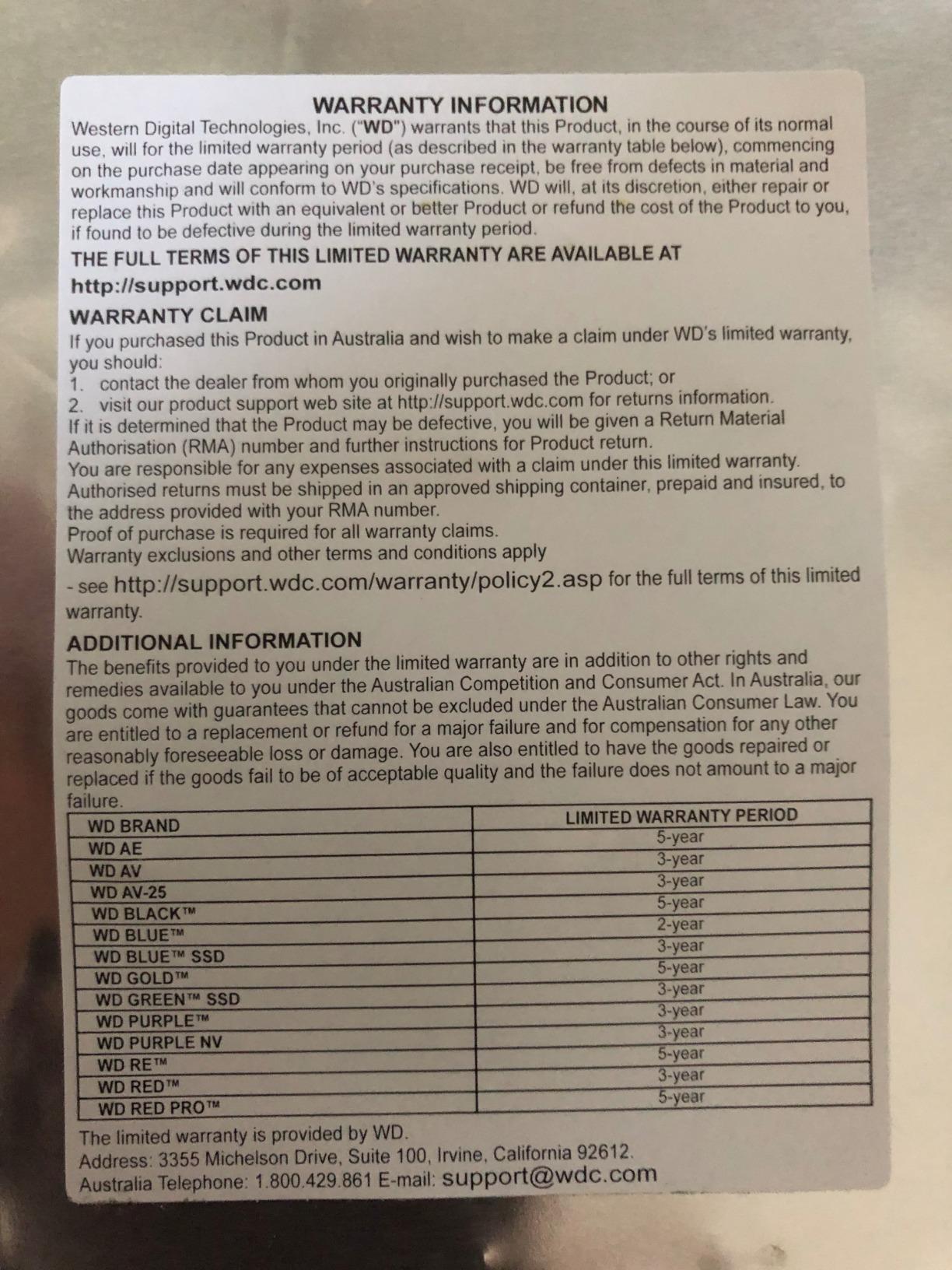 Western Digital 4TB Gold Enterprise-Class Hard Drive - WD4002FYYZ ...